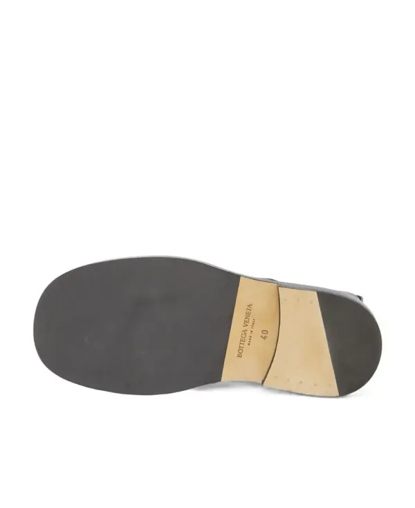 Bottega Veneta Leather Zip Up Ankle Boots