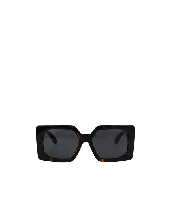 Versace Engraved Medusa Plaque Sunglasses - Black