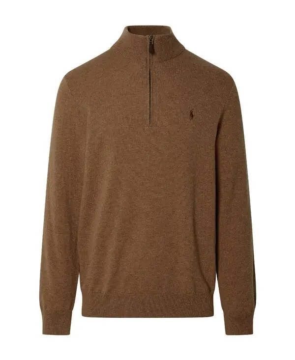 Polo Ralph Lauren Half-zip Jumper With Pony Embroidery - Green