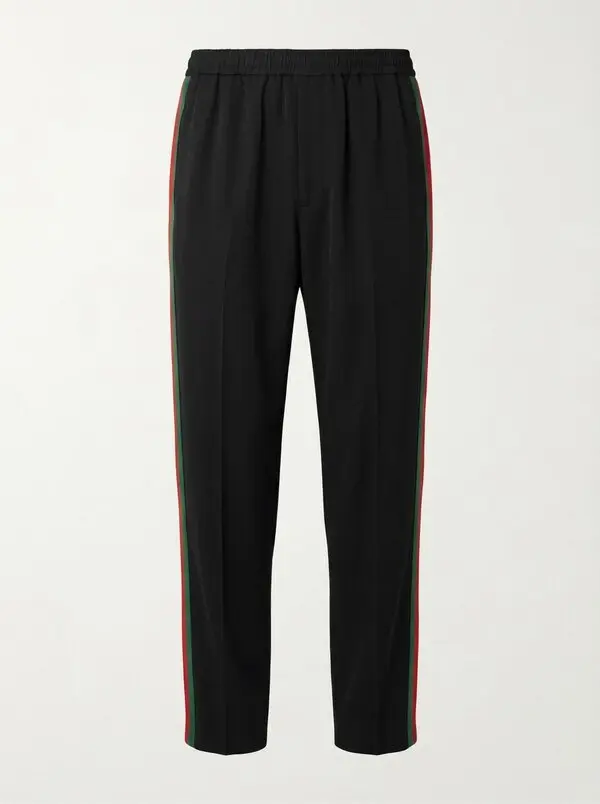 Gucci Stretch Nylon Sportswear Pants With Web