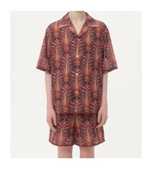 Valentino Garavani All-over Patterned Button-up Shirt - Brown