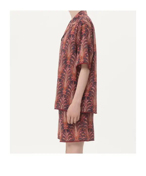 Valentino Garavani All-over Patterned Button-up Shirt - Brown
