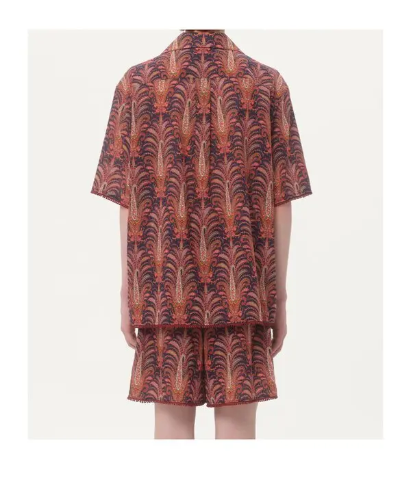 Valentino Garavani All-over Patterned Button-up Shirt - Brown