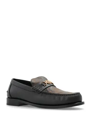 Versace Medusa Head Leather Loafers