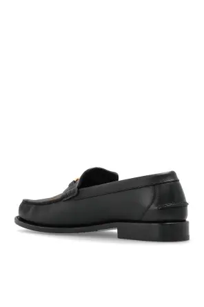 Versace Medusa Head Leather Loafers