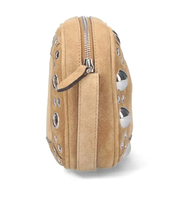 Valentino Garavani Nellecote Vlogo Signature Zip-up Crossbody Bag - Beige