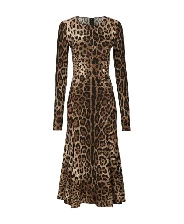 Dolce & Gabbana Leopard-printed Midi Dress - No