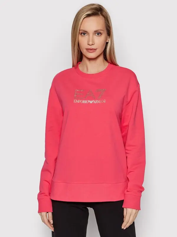 EA7 Logo Sweatshirt And Jogger Set