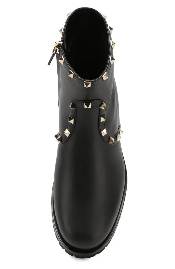 Valentino Garavani Rivet Casual Ankle Boots