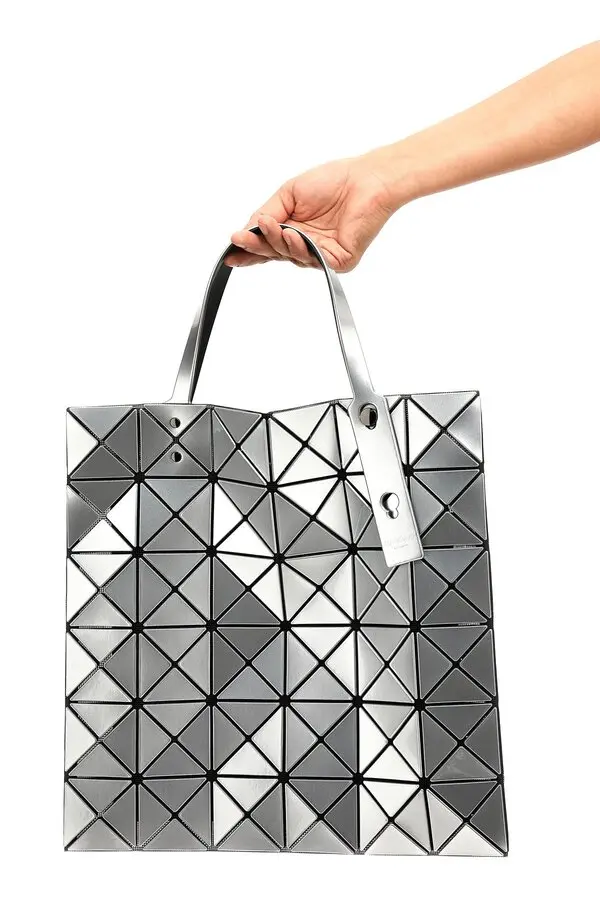 Issey Miyake Geometric Tote - Silver
