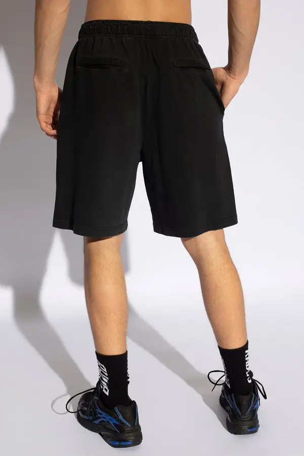 DIESEL® Logo Print Track Shorts