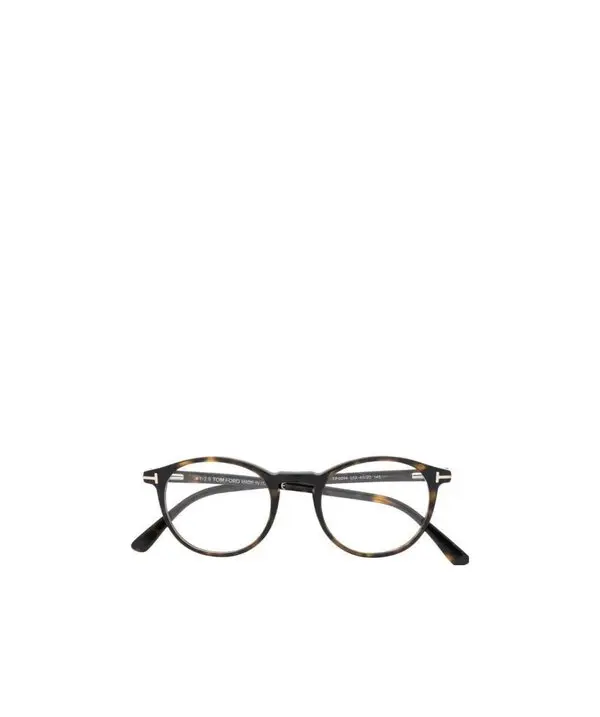 TOM FORD Round Frame Glasses - Black