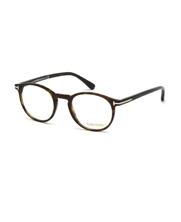 TOM FORD Round Frame Glasses - Black