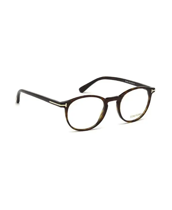 TOM FORD Round Frame Glasses - Black
