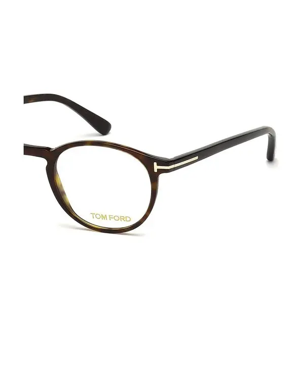 TOM FORD Round Frame Glasses - Black