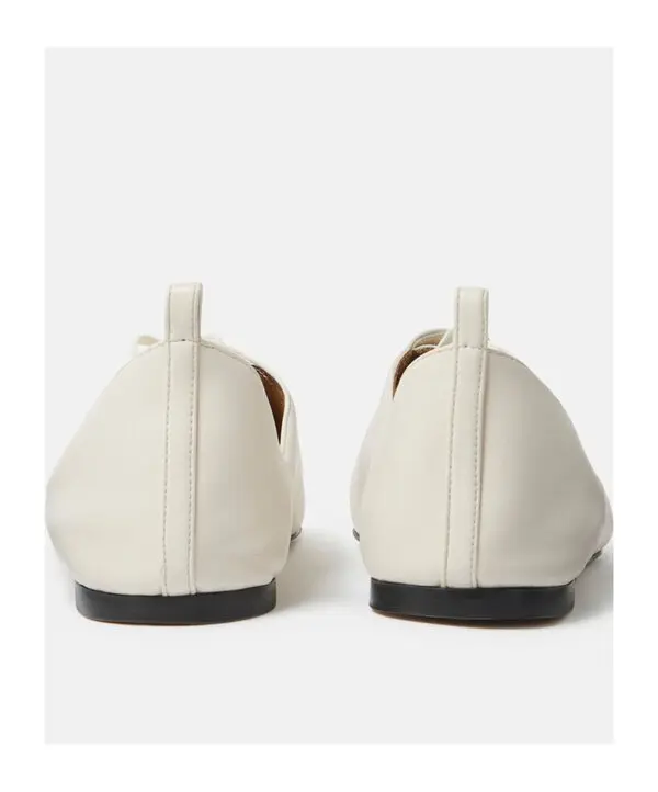 Stella McCartney Terra Pointed Lace-up Flats