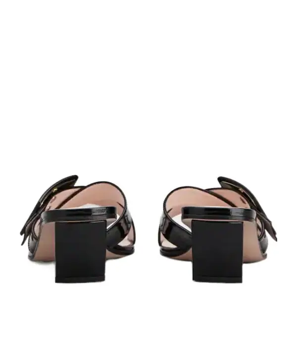 ROGER VIVIER Belle Vivier Mules - Black