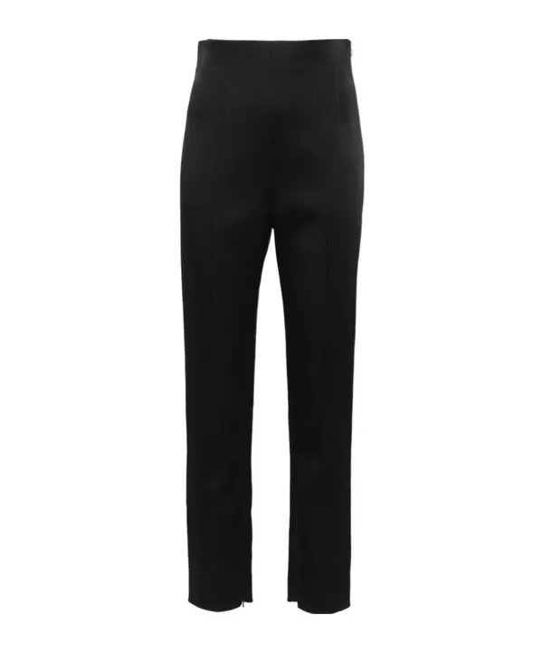 Khaite High Waisted Cropped Trousers