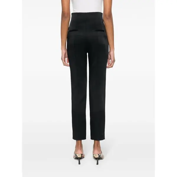 Khaite High Waisted Cropped Trousers