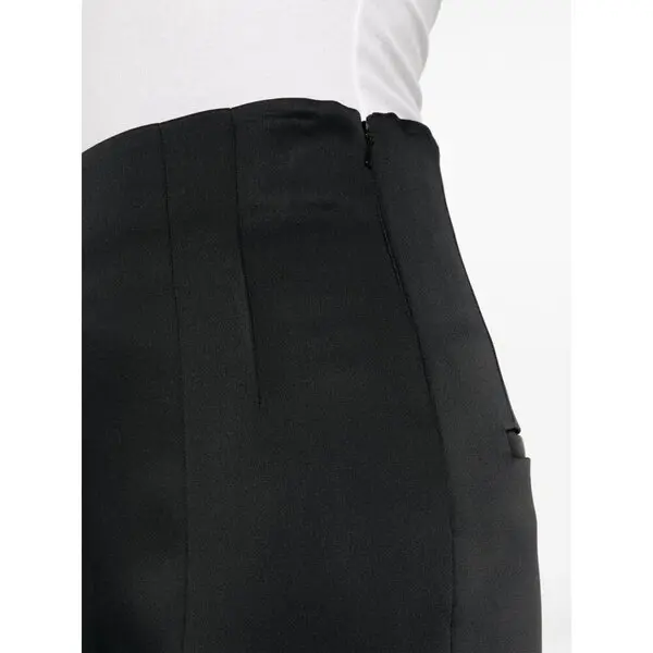 Khaite High Waisted Cropped Trousers