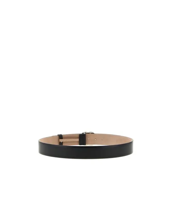 Gucci Marmont Double G Buckle Belt - Black