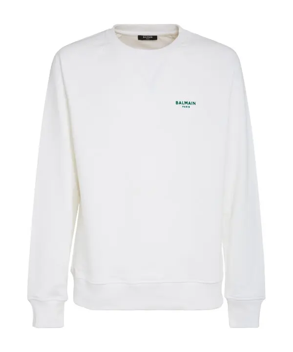 Balmain Logo Printed Crewneck Sweatshirt
