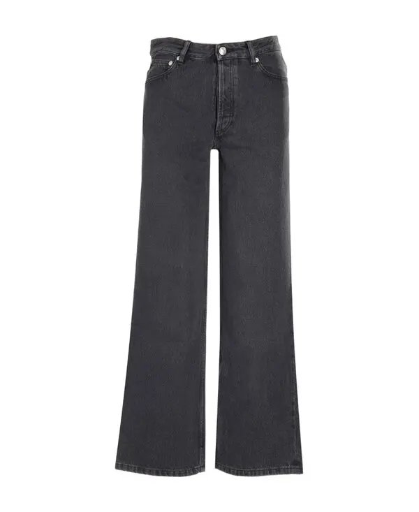 A.p.c. Wide-leg Cropped Jeans - No