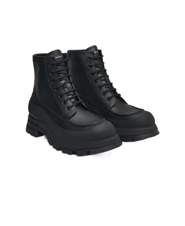 Alexander McQueen Wander Lace-up Ankle Boots
