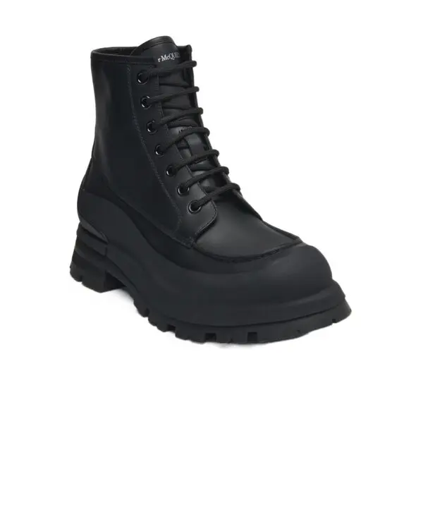 Alexander McQueen Wander Lace-up Ankle Boots