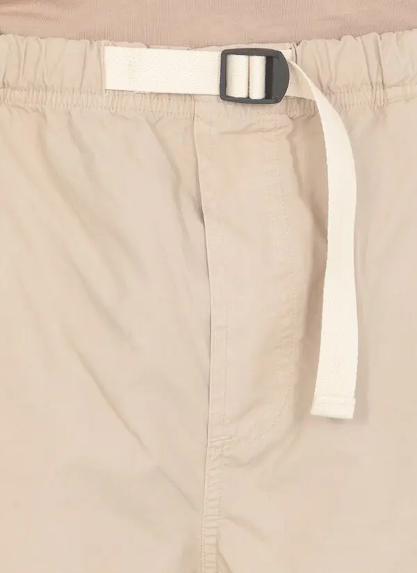 MSGM Buckled Belted Wide-leg Shorts - Nude