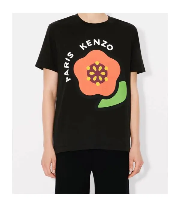 Kenzo Logo Printed Crewneck T-shirt