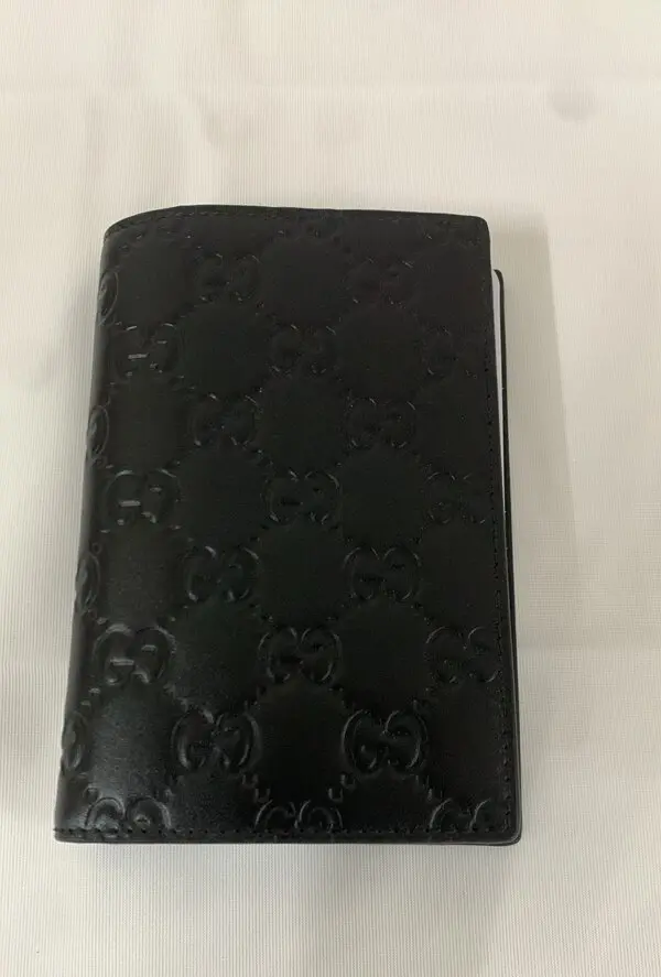 Gucci Gg Emblem Passport Holder