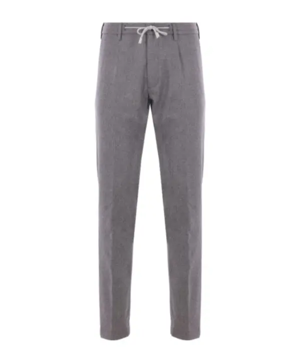 Eleventy Belt Loop Casual Pants - Gray