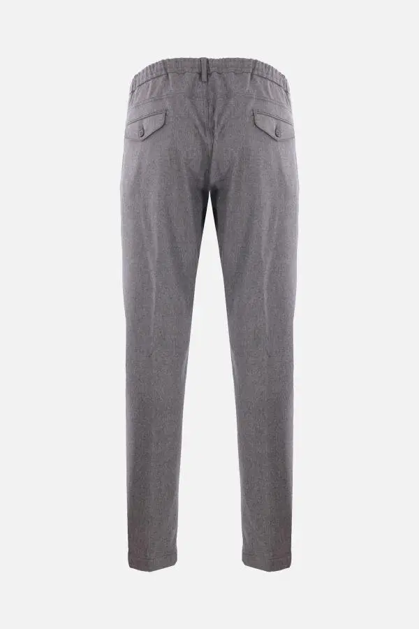Eleventy Belt Loop Casual Pants - Gray