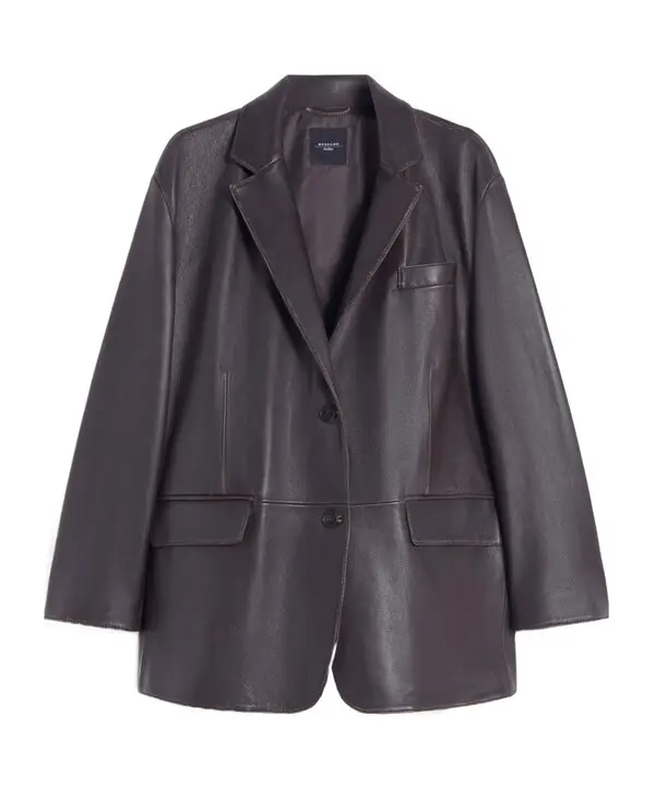 Max Mara Pila Single-breasted Jacket - Brown