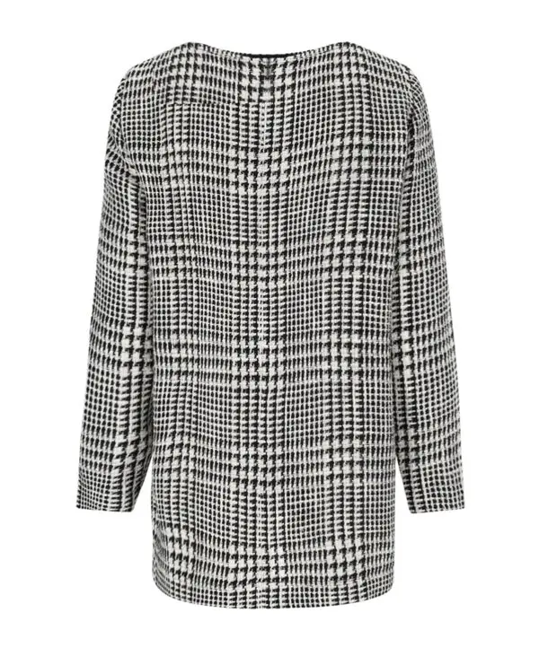 GIANLUCA CAPANNOLO Houndstooth Pattern Shift Dress