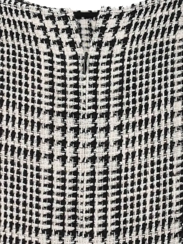 GIANLUCA CAPANNOLO Houndstooth Pattern Shift Dress