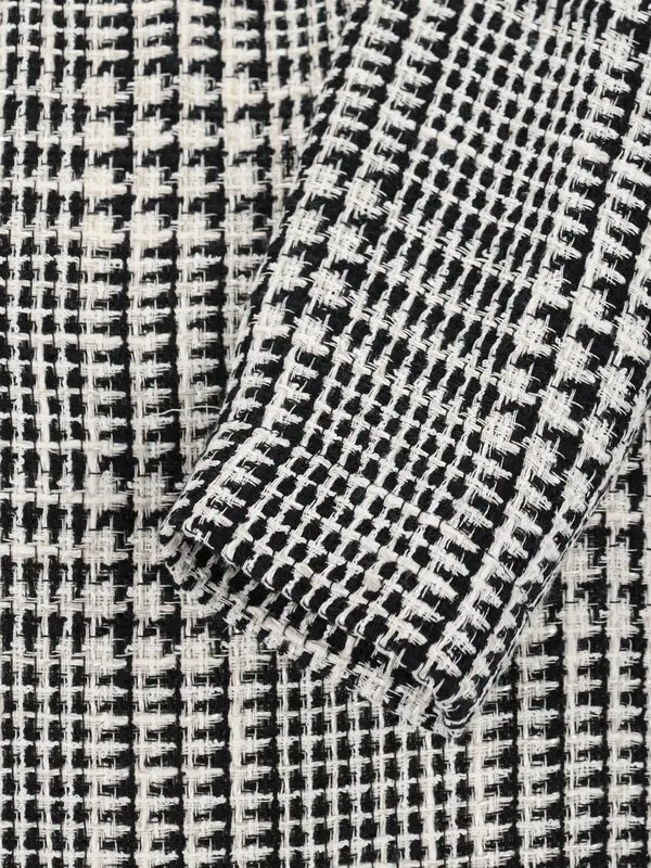 GIANLUCA CAPANNOLO Houndstooth Pattern Shift Dress