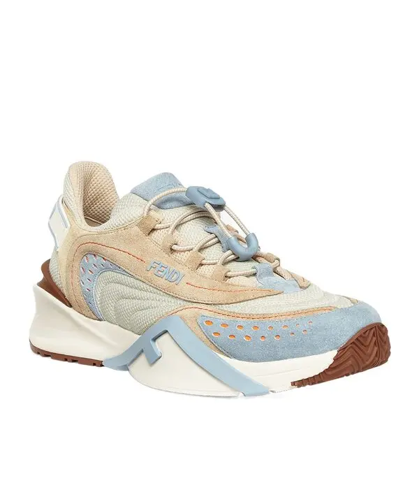 Fendi Flow Low-top Sneakers - Light Blue