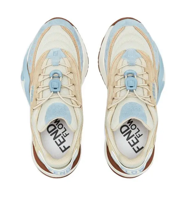 Fendi Flow Low-top Sneakers - Light Blue
