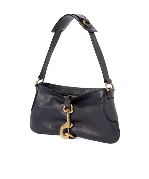 Chloé Kerala 25 Shoulder Bag - Black/navy Blue