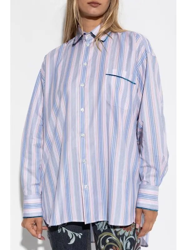Etro Long-sleeved Striped Shirt - No