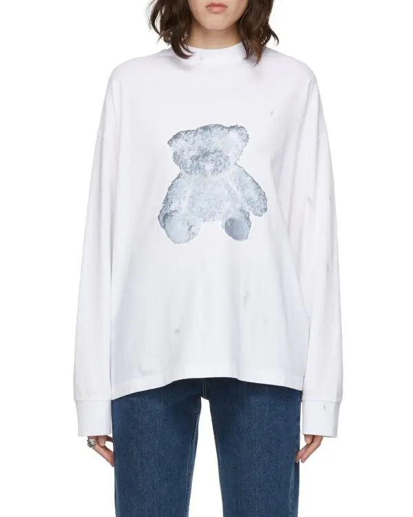 We11Done Teddy Bear Cotton Sweatshirt