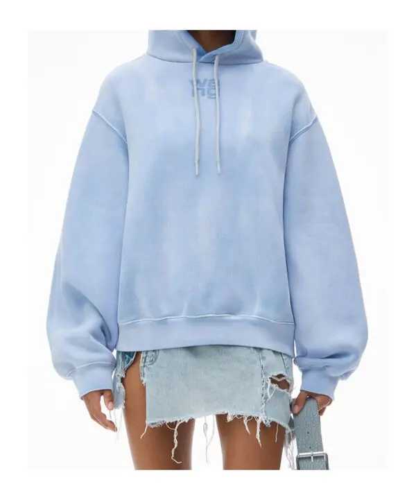 Alexander Wang Essential Hoodie - Light Blue