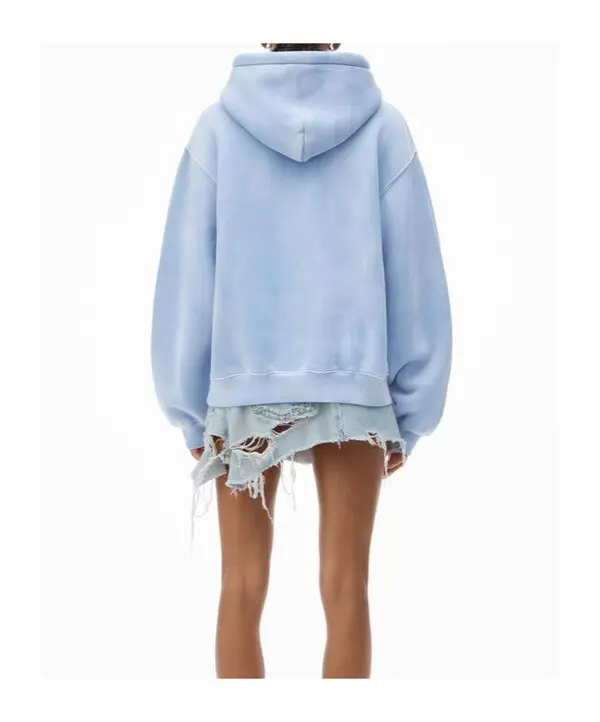 Alexander Wang Essential Hoodie - Light Blue