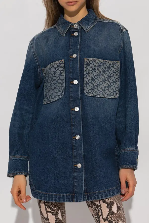 Stella McCartney Logo Denim Shirt
