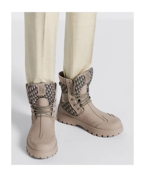 Dior Garden Lace-up Boots