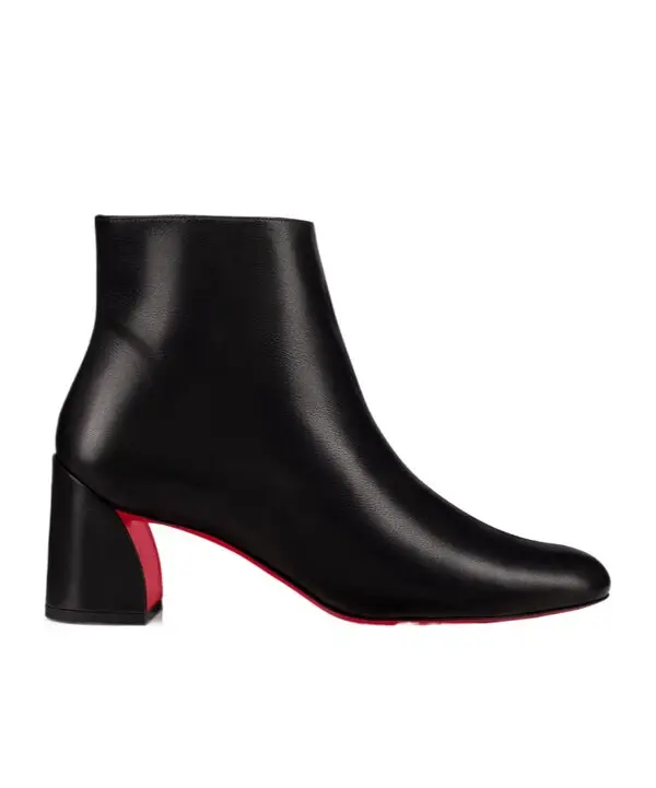 CHRISTIAN LOUBOUTIN Jane Block Heel Ankle Boots