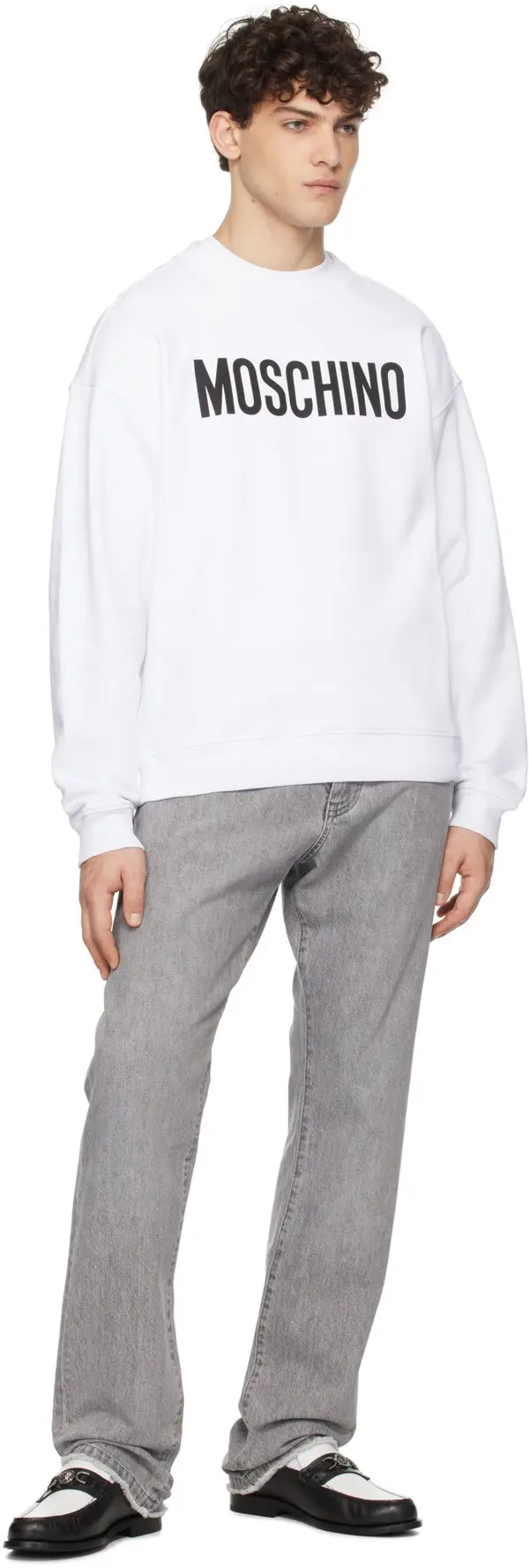 Moschino Long Sleeve Sweatshirt With Logo