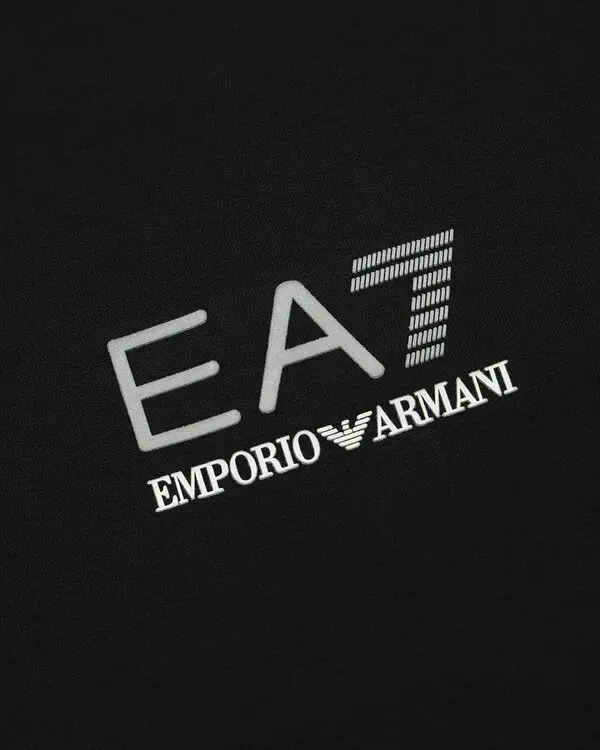 EA7 Logo Zip Hooded Jacket